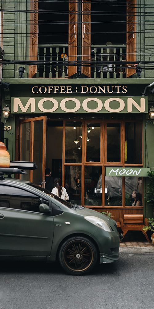 Moon doughnuts & drinks ร้านโดนัทสงขลา