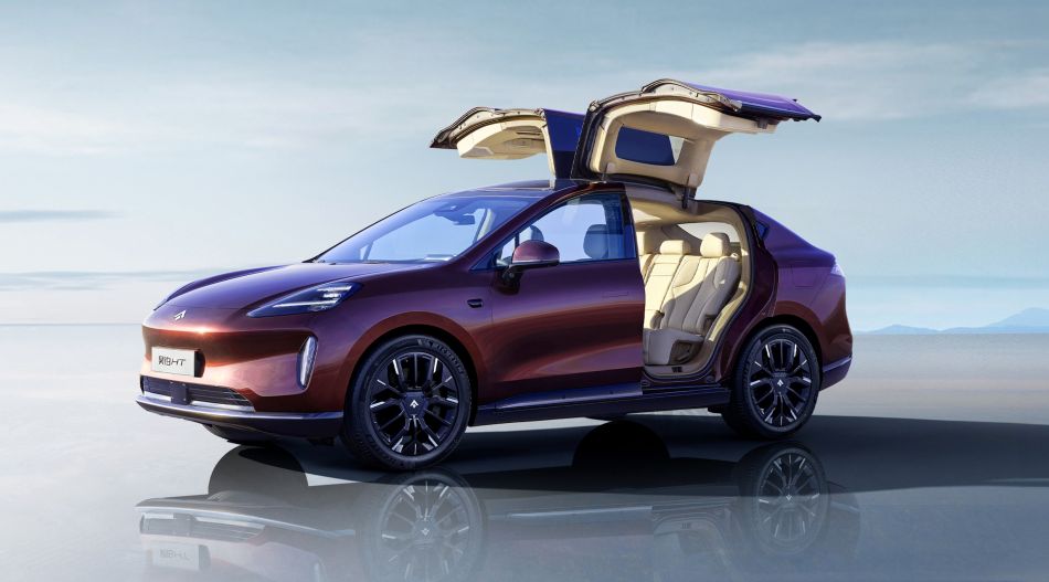 Aion Hyper HT รถ SUV ไฟฟ้าประตูปีกนกเปิดตัว Motor Show 2024