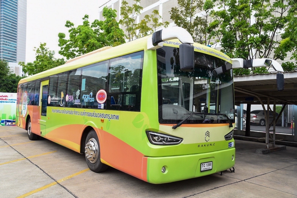 MEA ร่วมงาน สวทช. เปิดตัว E-bus รถโดยสารไฟฟ้า จากรถประจำทางใช้แล้ว ขสมก.