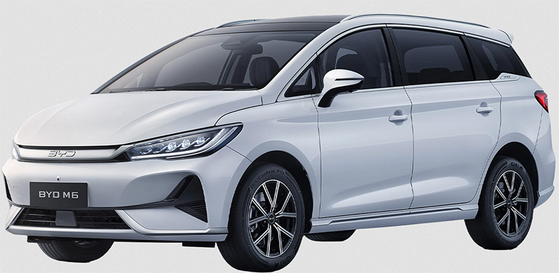 BYD M6 ราคาเริ่ม 829,900 บาท รถยนต์ไฟฟ้าแบบ MPV 6 ที่นั่ง