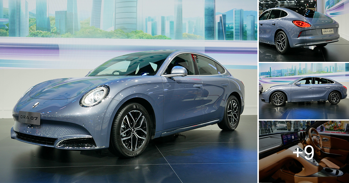 ORA 07 ราคาเริ่ม 1,299,000 บาท รถยนต์ไฟฟ้าซีดานขนาดกลาง 5 ที่นั่ง