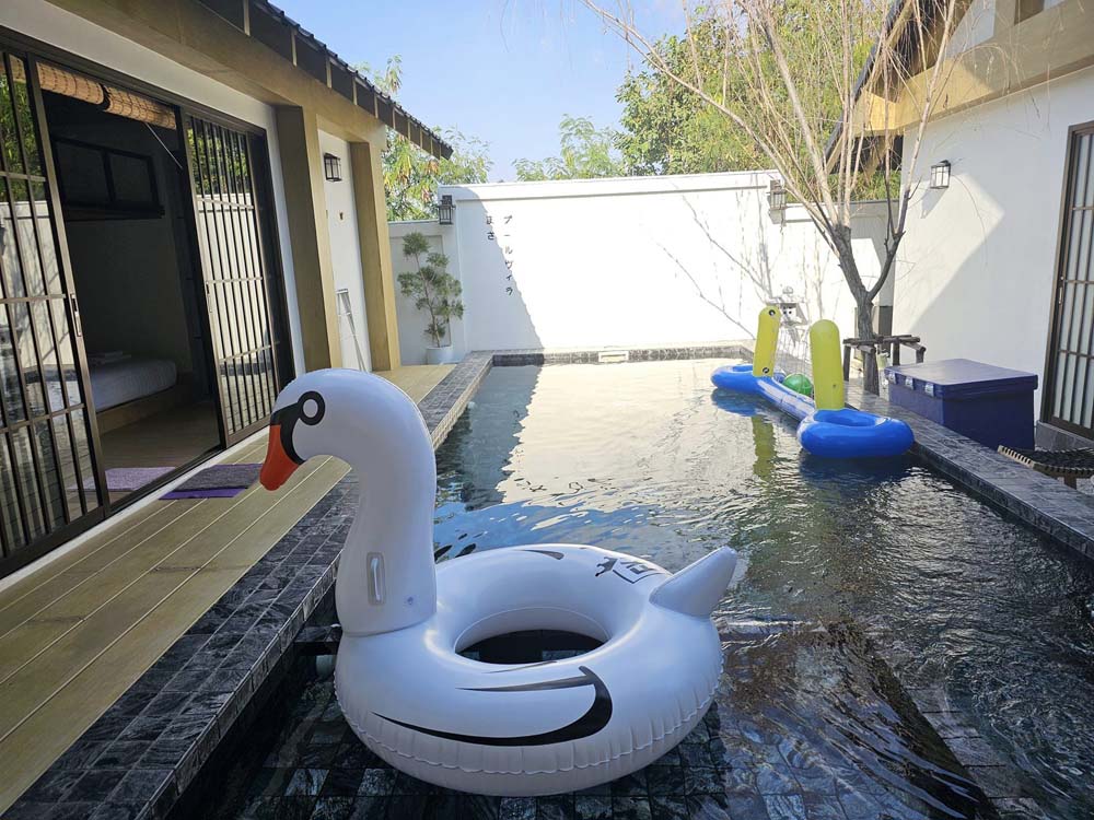 MASA Pool Villa พูลวิลล่าสัตหีบ สไตล์เรียวกังที่เป็น Pet Friendly