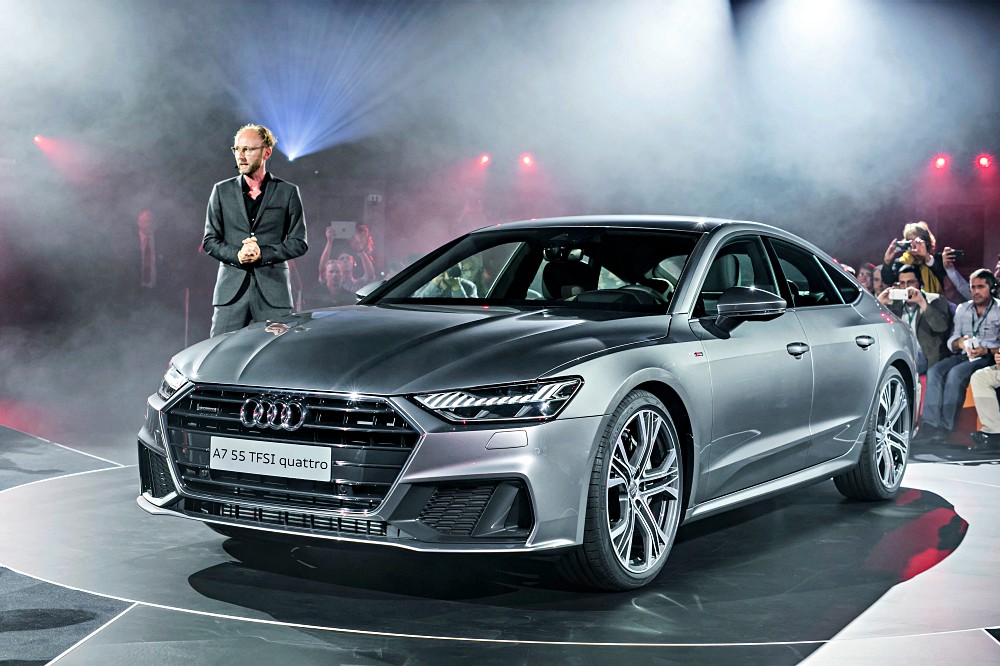 Audi A7 Sportback 2019 สปอร์ตทรงคูเป้ 5 ประตูเปิดราคาจำหน่ายในไทย 4.399 ...