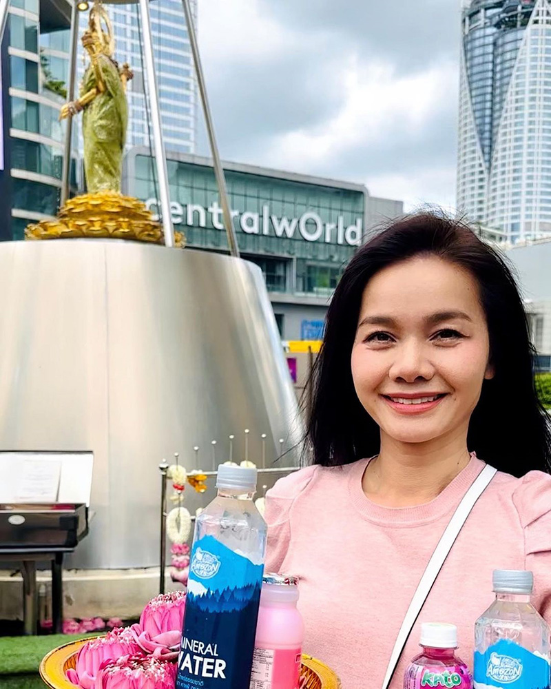 ต่าย อรทัย ตอบสถานะหัวใจ หลังไปไหว้ขอพรพระแม่ลักษมี หรือจะมีความรัก