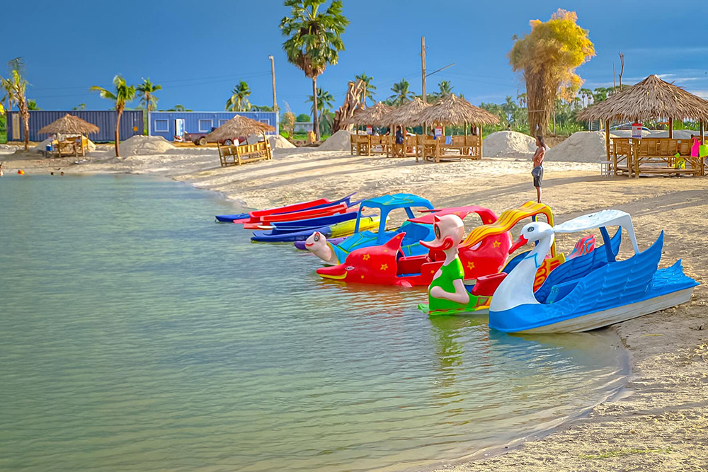 หาดทรายขาวนครชัยศรี ที่เที่ยวนครปฐมแห่งใหม่