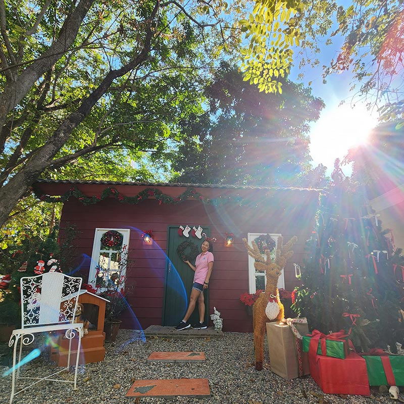 Phli Cafe (ผลิ) คาเฟ่เชียงใหม่ ตกแต่งธีมคริสต์มาสน่ารัก ๆ