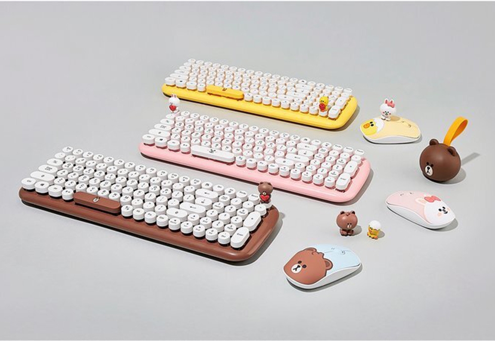 LINE Friends เมาส์ไร้สาย คีย์บอร์ดไร้สาย ลำโพงไร้สาย จาก LINE