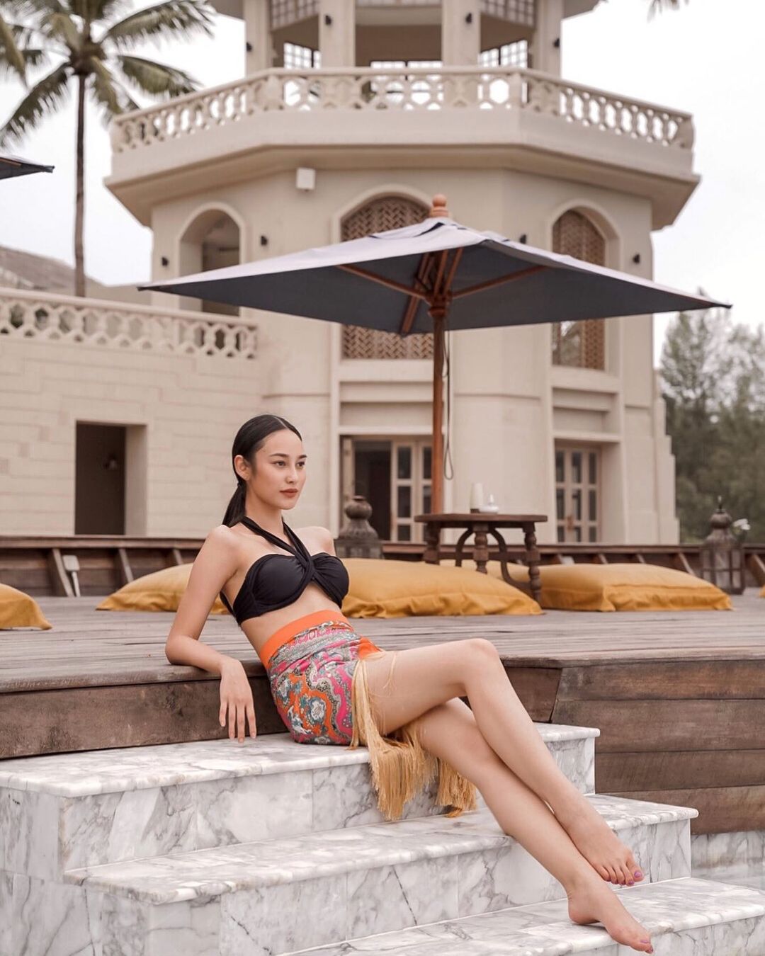 นาว ทิสานาฏ นุ่งบิกินี่ตัวจิ๋ว แจกความสดใสซาบซ่า แต่ความแซ่บทะลุเฟรม