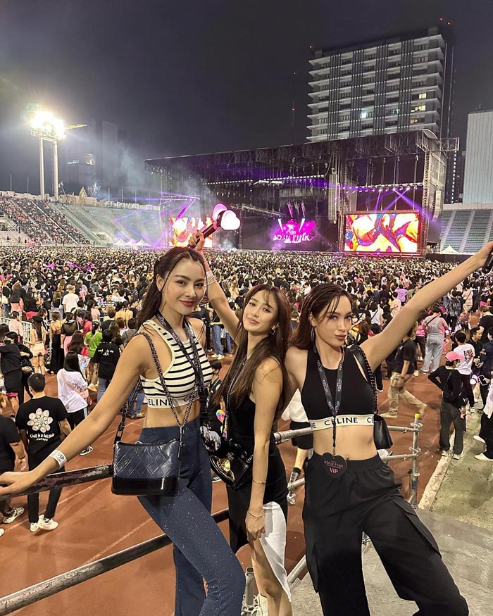 คอนเสิร์ต BLACKPINK ดาราไทยแห่ไปดูแน่น แต่ละคนมันจัดเต็มมาก