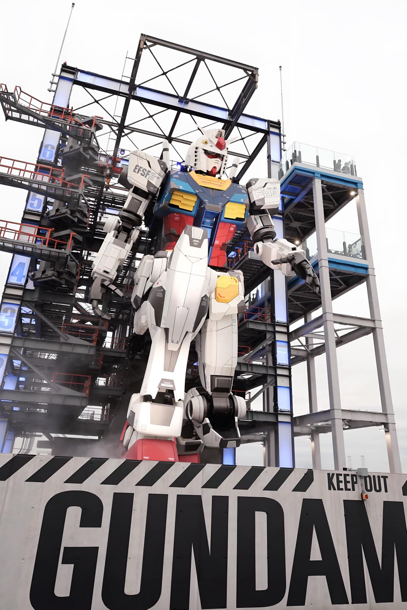 Gundam Factory Yokohama กันดั้มยักษ์ขยับได้ เมืองโยโกฮามา ญี่ปุ่น