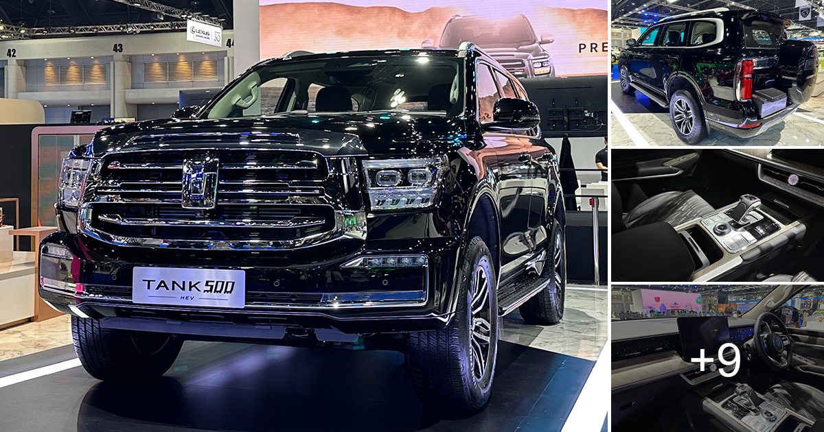 GWM TANK 500 ราคาเริ่ม 2,049,000 บาท รถยนต์อเนกประสงค์ขนาดใหญ่ 7 ที่นั่ง