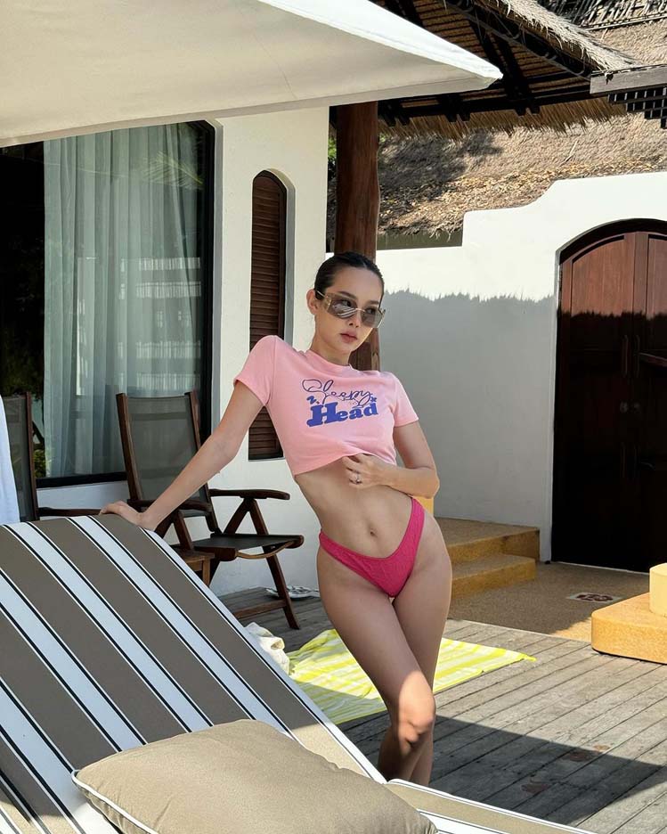 ปุ้มปุ้ย พรรณทิพา แซ่บไม่แผ่ว ล่องเรือชมวิว แต่เอฟซีโฟกัสที่ชุด