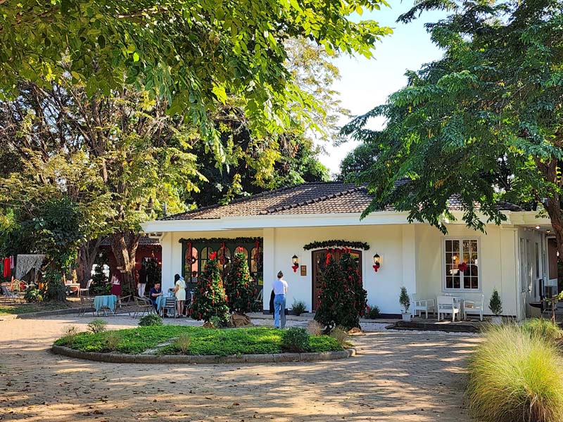 Phli Cafe (ผลิ) คาเฟ่เชียงใหม่ ตกแต่งธีมคริสต์มาสน่ารัก ๆ