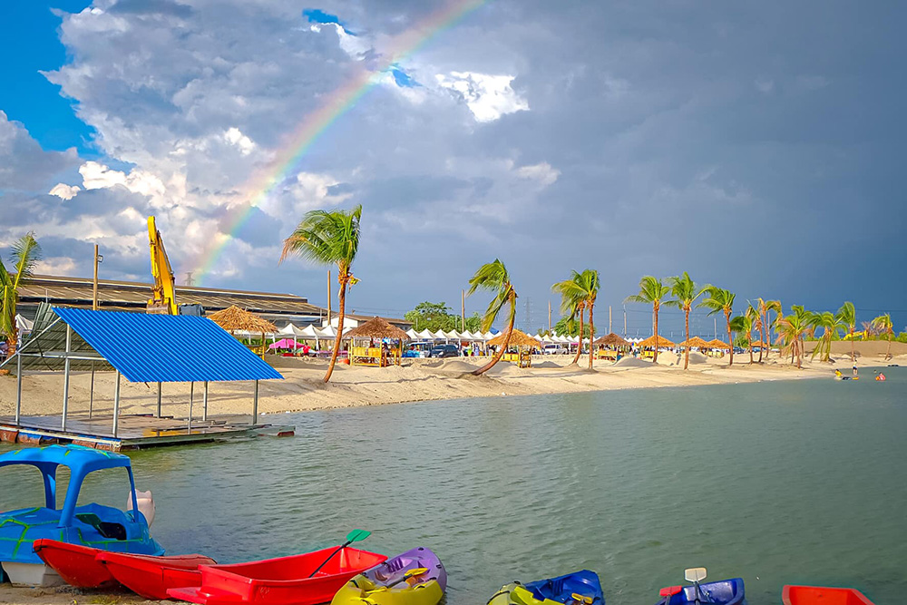 หาดทรายขาวนครชัยศรี ที่เที่ยวนครปฐมแห่งใหม่