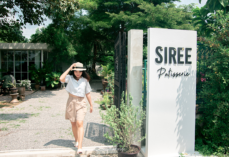 Siree Patisserie ร้านกาแฟกลางสวนร่มรื่น บรรยากาศดี ติดริมน้ำแม่กลอง