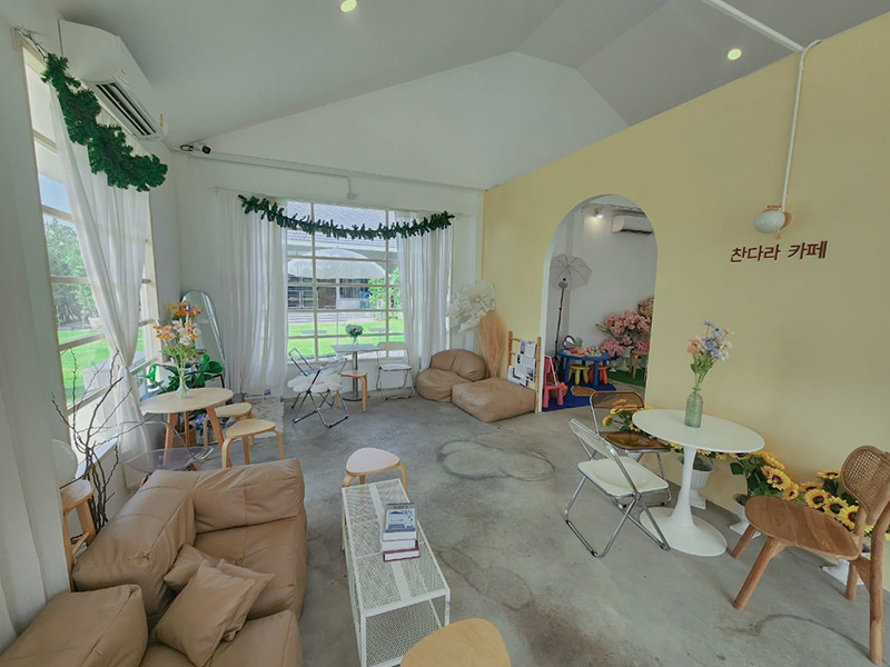 Chan Dara Cafe ร้านกาแฟกาญจนบุรี ฟีลดีนึกว่าอยู่เกาหลีใต้