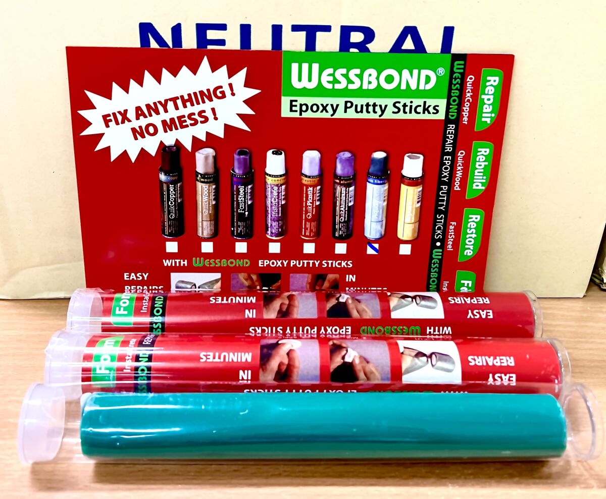 Wessbond Epoxy Putty Aquamend กาวอีพ็อกซี่ดินน้ำมัน ซ่อมรอยแตกรอยร้าว ...