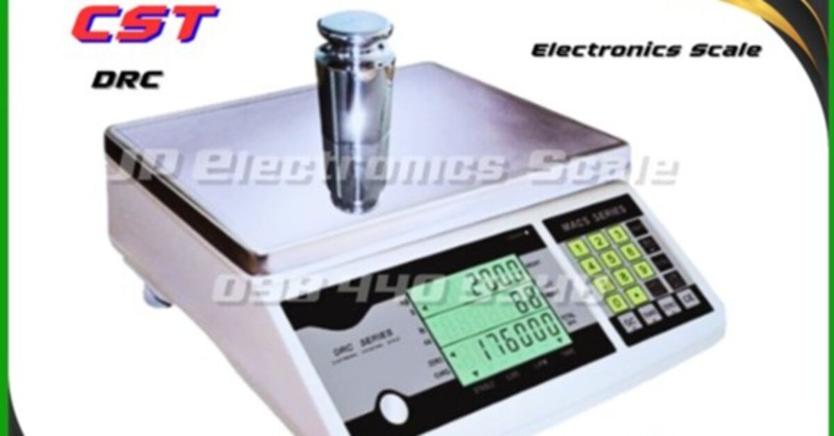 เครื่องชั่งนับชิ้นงาน6kg เครื่องชั่งนับจำนวน 6kg ยี่ห้อ CST รุ่น DRC 6K