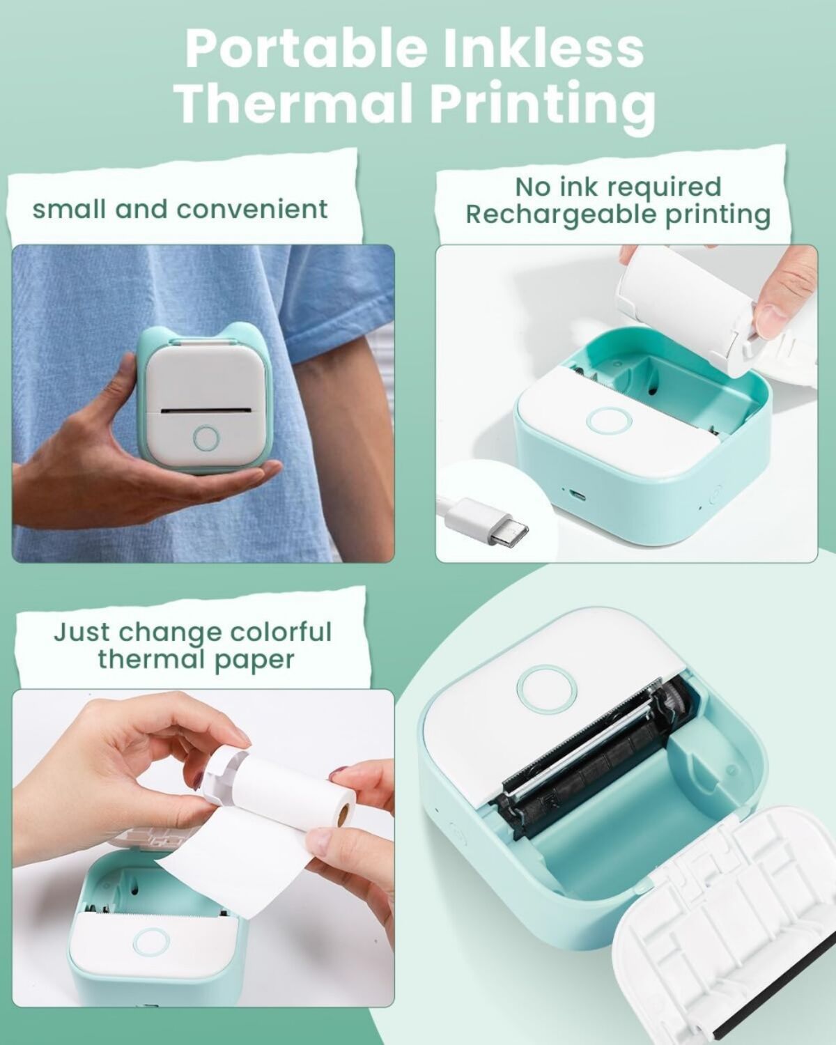 LabelCreate T02 Inkless Sticker Printer