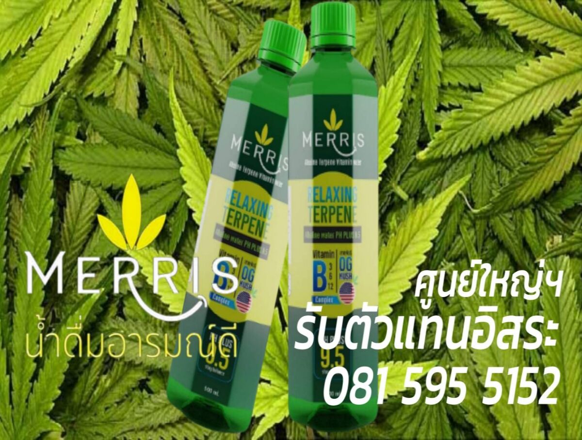 MERRIS น้ำดื่มอารมณ์ดี รับตัวแทนอิสระ เบอร์โทร 0815955152 น้ำอัลคาไลน์ ...