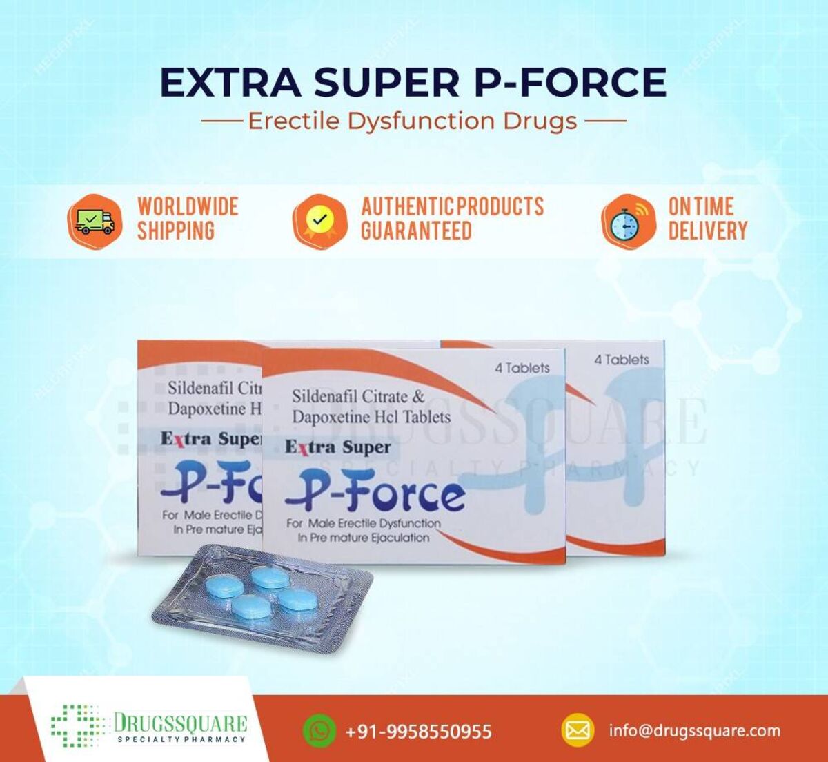 Buy Extra Super P Force 200 mg Tablet Online at Lowest Price in Thailand