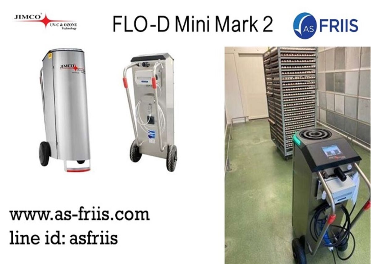ฆ่าเชื้อไวรัสในอุตสาหกรรม ด้วยเครื่อง FLO D Mini