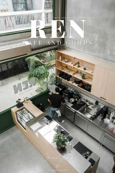REN café and goods คาเฟ่เจริญกรุง 43 เป็น Matcha Specialty