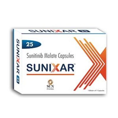 Sunixar 25 มก Sunitinib แคปซูล