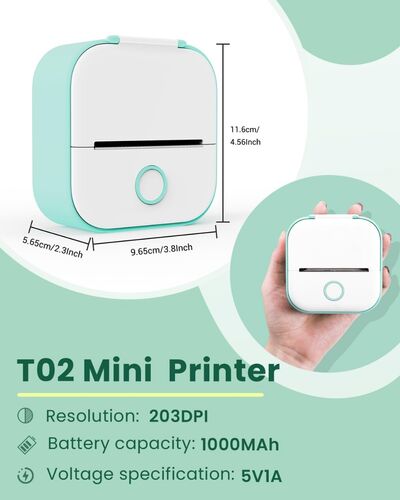 LabelCreate T02 Inkless Sticker Printer